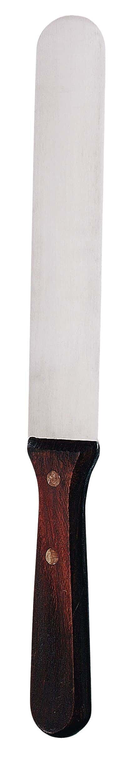 Sample Spatula with Stainless Steel Blade and Wooden Handle from Cole ...