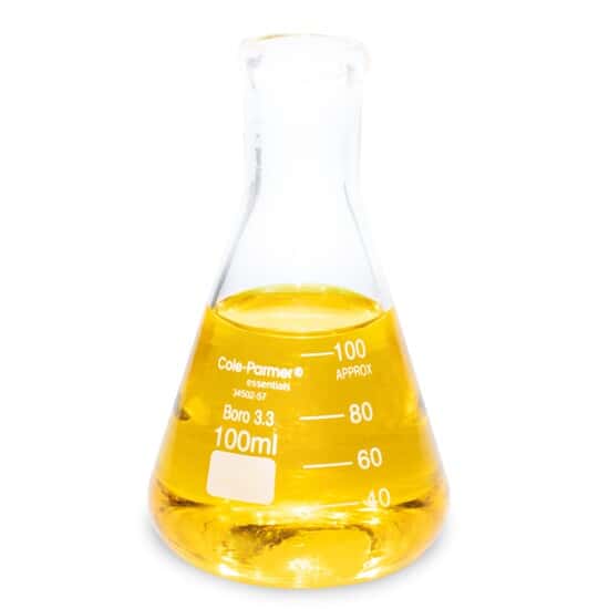 Cole-Parmer Glass Erlenmeyer Flasks, Graduated, Heavy Rim, 100 mL (3.4 ...