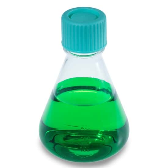 Cole-Parmer Sterile Erlenmeyer Flasks, PETG, Seal Cap, 250mL (8 oz); 12 ...