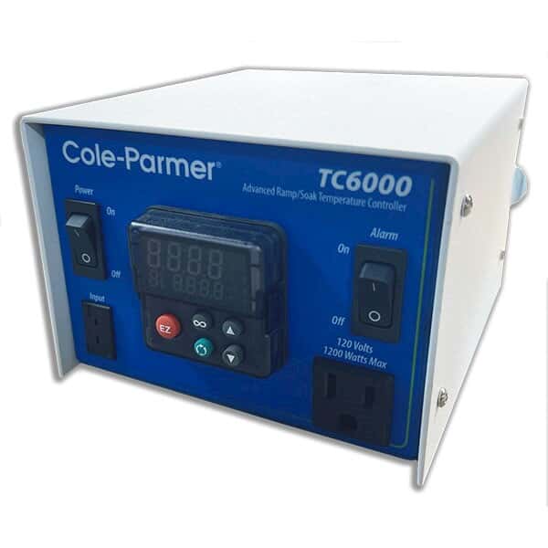 Cole-Parmer TC6000 1-Zone Temperature Controller; Ramp/Soak, RTD, 120V ...