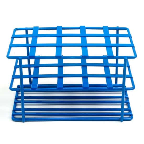 Cole-Parmer Coated Wire Tube Rack, 16-20mm/15mL, 3x5, Blue from Cole-Parmer