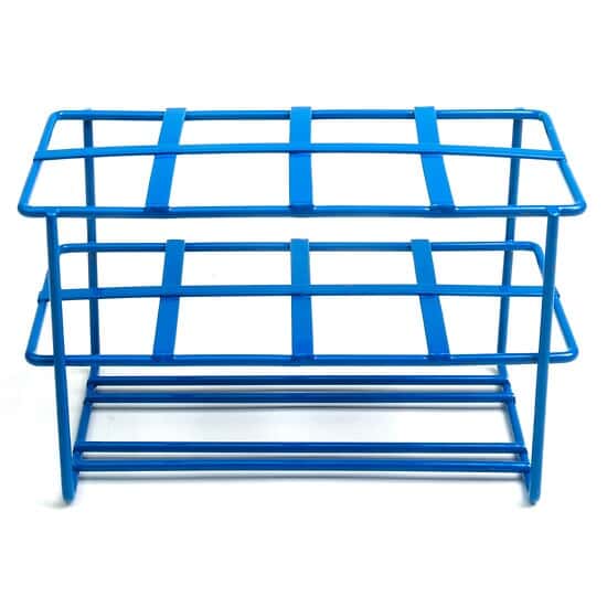 Cole-Parmer Coated Wire Tube Rack, 25-30mm/50mL, 2x4, Blue from Cole ...