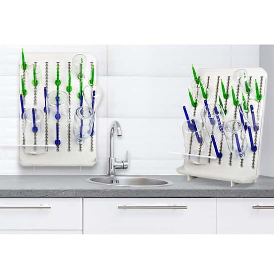 Always in Stock - Cole-Parmer Drying Rack Set, Wall/Bench Mount from ...