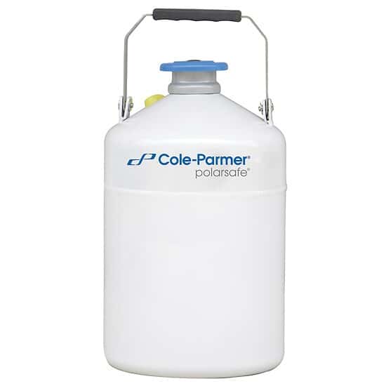 Cole-Parmer Cryogenic Storage Dewar, 2L, with 3 Round Canister Racks ...