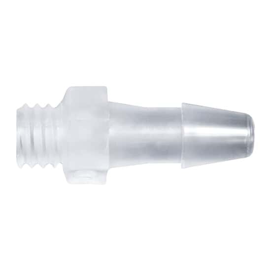 Cole-Parmer Threaded to Hose Barb Fitting, Straight Adapter, Animal ...