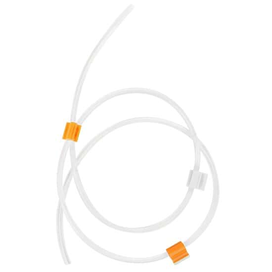 Cole-Parmer PVC 3-Stop Pump Tubing with Flared Ends, 0.64 mm, Orange ...