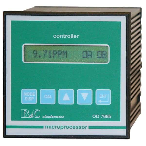 Optical Dissolved Oxygen Controller, 1/4-DIN, 110/220 VAC from Cole-Parmer