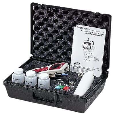 Cole-Parmer advanced pH/mV/temperature meter kit with all-in-one ...