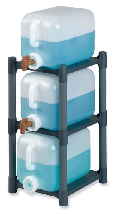 Modular PP Carboy Rack for Square Carboys, 3 Shelf from Cole-Parmer