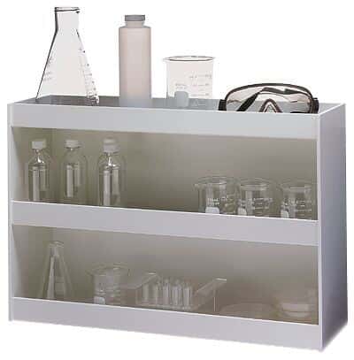 Cole-Parmer Triple shelf benchtop workstation 24, White from Cole-Parmer