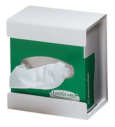 Small Kimwipes Wipe Dispenser, PVC, White from Cole-Parmer