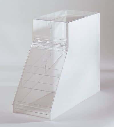 Modular laboratory organizer, multiple dispensing bin from Cole-Parmer