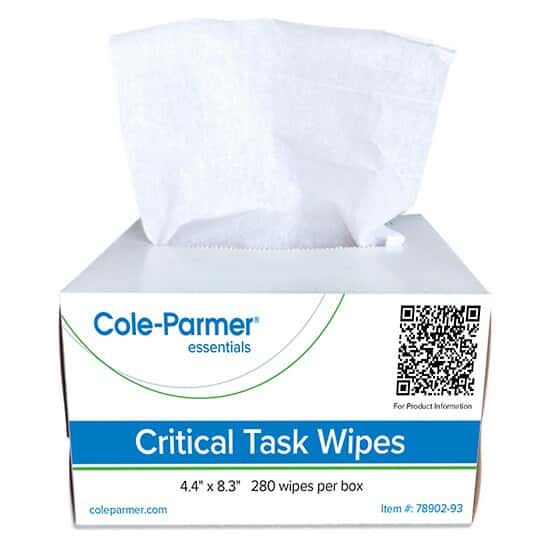 Always in Stock - Cole-Parmer Critical Task Lab Wipes, 4.4" x 8.3 ...