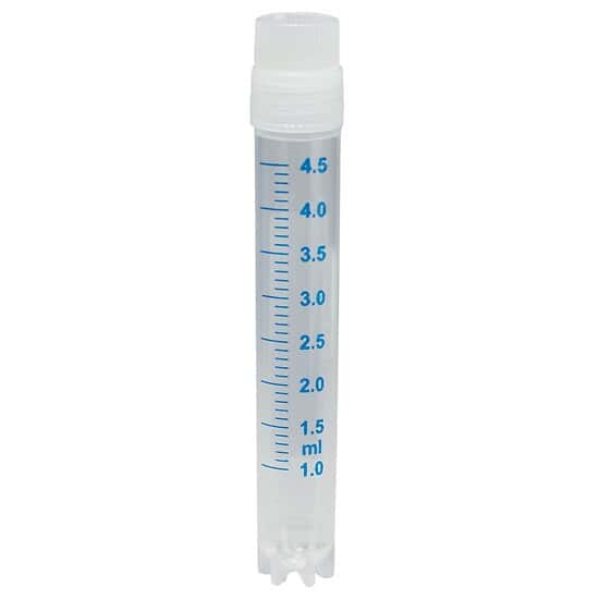 Cole-Parmer Cryogenic Vial with External Thread, Sterile, Star Base, 4. ...