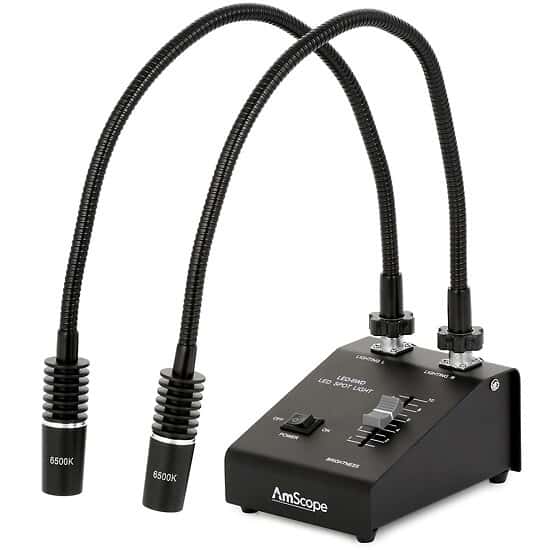 6 W LED Dual Gooseneck Microscope Illuminator from Cole-Parmer