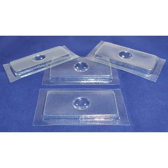 Cole-Parmer Microscope Slide with Well, Plastic, 3" x 1" with Raised ...