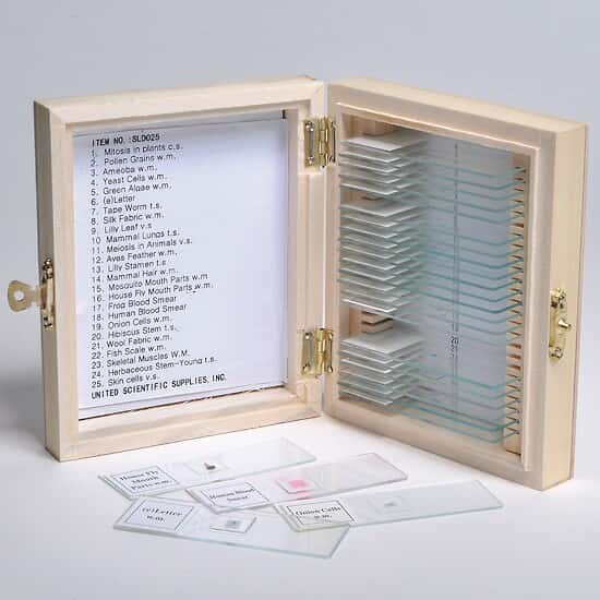 Cole-Parmer Prepared Microscope Slide Set, Basics, Set of 25 Slides; 1 ...