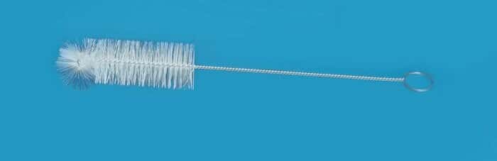 Nylon Radial/SS Stem Tube Brush, 8" Handle, 3"L x 0.5" Dia Brush; 12/Pk ...