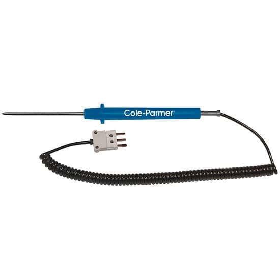 Cole-Parmer Penetrationation RTD Probe 100 Ohm ANSI 3-Blade Connector ...