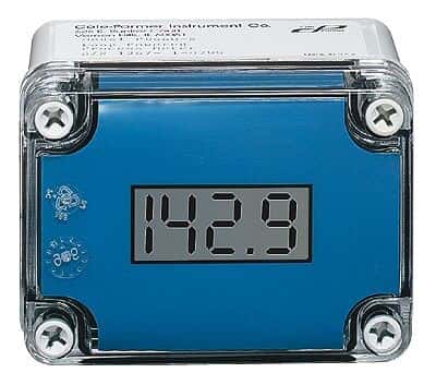 Cole-Parmer Low-Cost Loop-Powered Meter, NEMA 4X, Backlit from Cole-Parmer