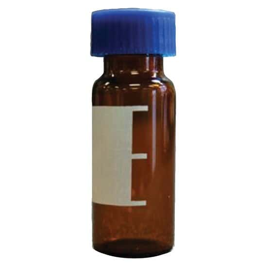 Cole-Parmer KX+ LCGC Screw Top Vials, Amber Glass, 9 mm Short Thread, 2 ...