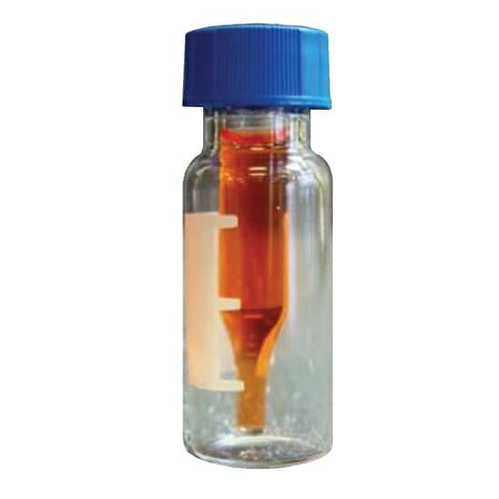 Cole-Parmer KX+ Vial and Cap Kit, 0.3 mL, Screw Top Glass Vials, Pre ...