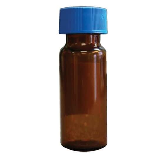 Cole-Parmer Vial and Cap Kit, 2 mL, Screw Top Amber Glass Vials, PTFE/Silicone Septa, Mass Spec ...