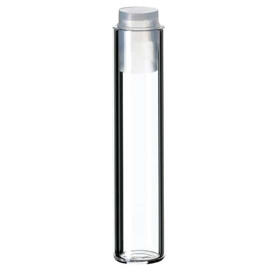 Cole-Parmer Shell Vial, 6.5 mm, Glass, Flat Bottom, 1 mL; 1000/pk from ...