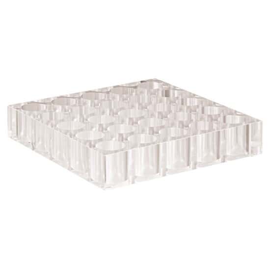 Cole-Parmer Vial Rack, Acrylic; holds 25 vials up to 24mm Diameter from ...