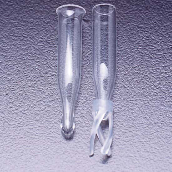 Cole-Parmer Vial Limited-Volume Insert, Bottom Spring, Glass, 250 µL; 100/Pk from Cole-Parmer