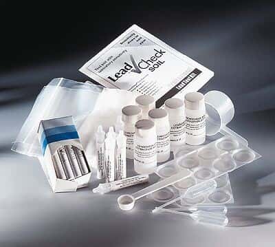 Lead soil testing kit from Cole-Parmer