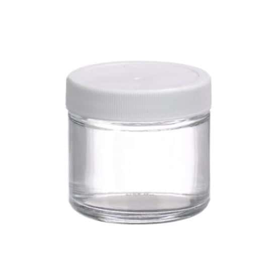 Cole-Parmer Pre-Cleaned EPA Sample Jar, Clear Glass, 30mL (1 oz); 48/CS ...
