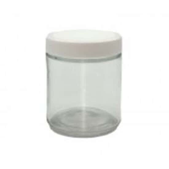 Cole-Parmer Pre-Cleaned EPA Sample Jar, Clear Glass, 125mL (4 oz); 24 ...