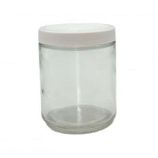 Cole-Parmer Pre-Cleaned EPA Sample Jar, Clear Glass, 250mL (8.5 oz); 12 ...