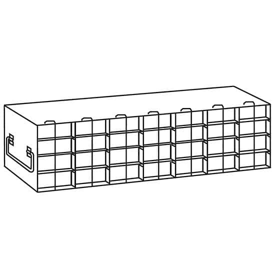 Cole-Parmer Essentials Upright Freezer Rack for 96-Well Microtube Boxes ...