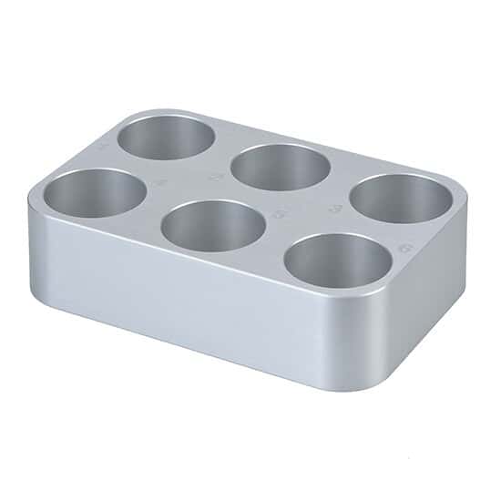 Cole-Parmer SamplePrep 1668 MiniG® Homogenizer Cryo-Block, Aluminum, 6 ...