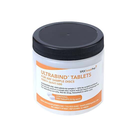 Cole-Parmer SamplePrep 3644T-1500 UltraBind® Binder Tablets, 0.5 g Each ...