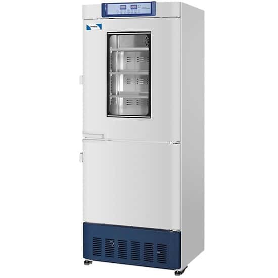 Cole-Parmer StableTemp Combination Refrigerator/Freezer, Glass Window ...