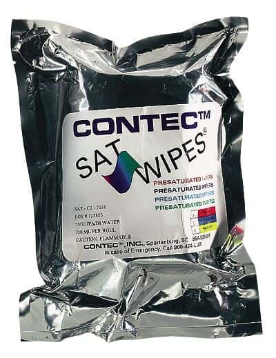 Always in Stock - Contec SAT-C3-7030 Prewetted Cleanroom Wipes, 30% DI ...