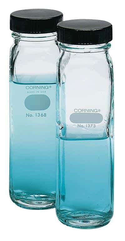 Corning 1373-160 Wide-Mouth Milk Dilution Bottle, Graduated, 160mL; 48 ...