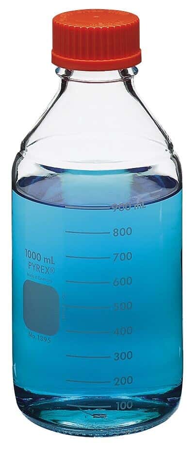 Corning Pyrex 1395 Media Storage Bottle w/ Screw Cap, 500 mL; 10/CS ...