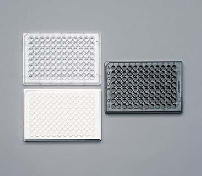 Corning 96-Well Microplate with Lid, Polystyrene, Sterile, Clear, Not Treated, Flat Bottom; 100 ...