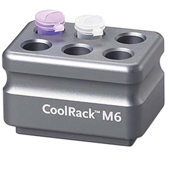 Corning CoolRack® M6 Cooling Block, 6 x 1.5/2 mL Microcentrifuge Tubes ...