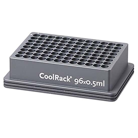 Corning CoolRack® 96x0.5mL Cooling Block, 96 x 0.5 mL 2D Tubes; Gray ...