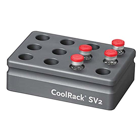 Corning CoolRack® SV2 Cooling Block, 12 x 5 mL Sample Vials; Gray from ...