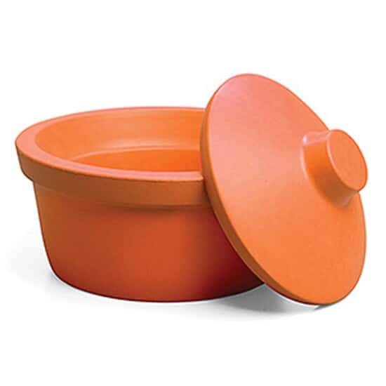 Corning Ice Bucket, Round 2.5L, Orange, each from Cole-Parmer