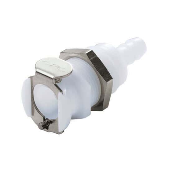 CPC (Colder) PLC Quick-Disconnect Fittings, Hose Barb Body, Panel Mount ...