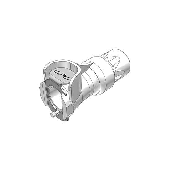 CPC (Colder) PLCD Quick-Disconnect Fitting, JG Body, Acetal, Valved, 1/ ...