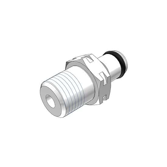 CPC (Colder) PMC Quick-Disconnect Fitting, Threaded Insert, Acetal, Non ...