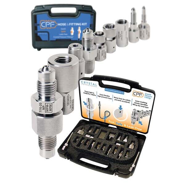Crystal 3183 Quick-Connect Gauge Adapter Kit, NPT from Cole-Parmer